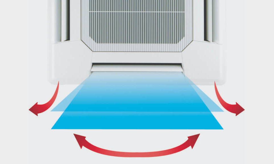 PLY-SM Ceiling Cassette Inverter R32 | Mitsubishi Electric Malaysia